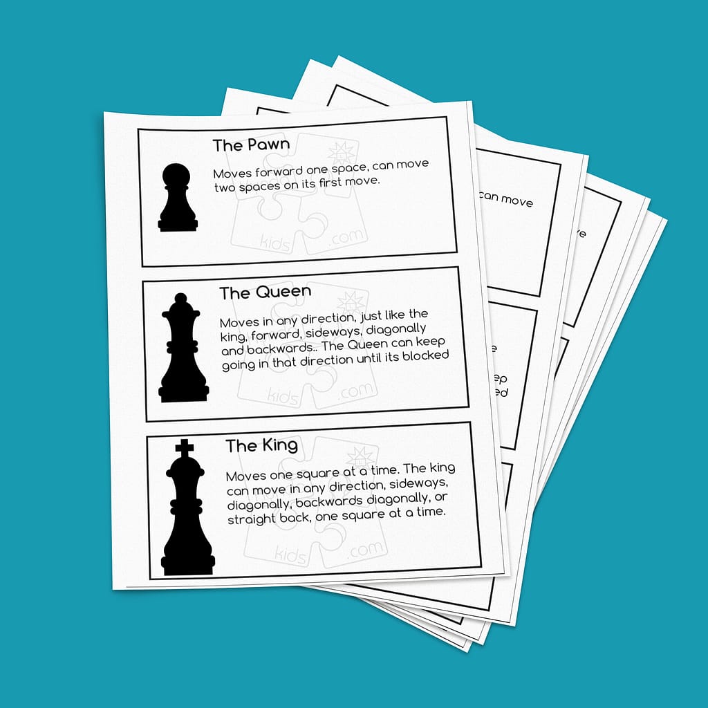 Chess Piece Cards | Kynda Kids | Home Educating Journey, Sessions ...